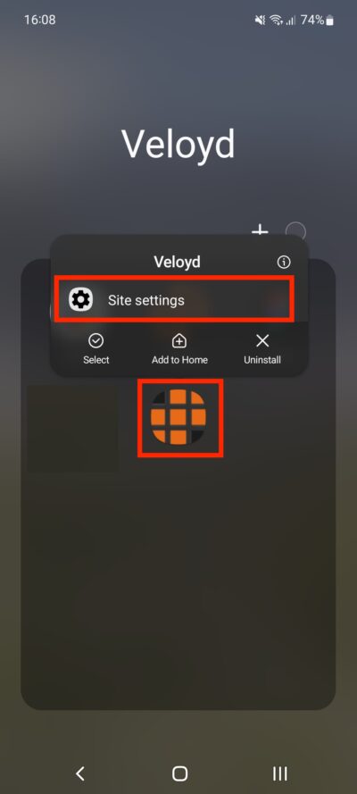 Koerier app (WEB) - Veloyd