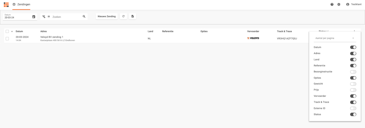 Klant handleiding - Veloyd